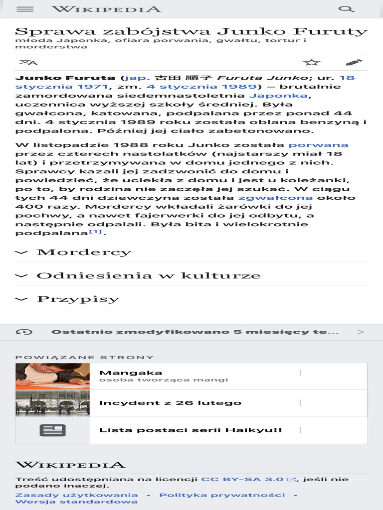 Sprawa Zabójstwa Junko Furuty - Wikipedia, Wolna Encyklopedia PDF | PDF Sprawa Zabójstwa Junko Furuty - Wikipedia, Wolna Encyklopedia PDF | PDF