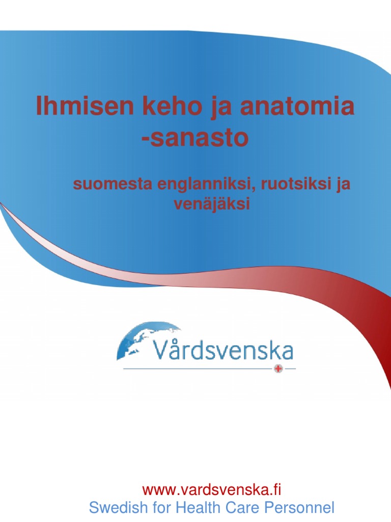 Finnish Human Body and Anatomy Glossary | PDF | Organ (Anatomy) | Limbs ...