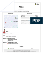OlaCabs Invoice | PDF | Invoice | Payments