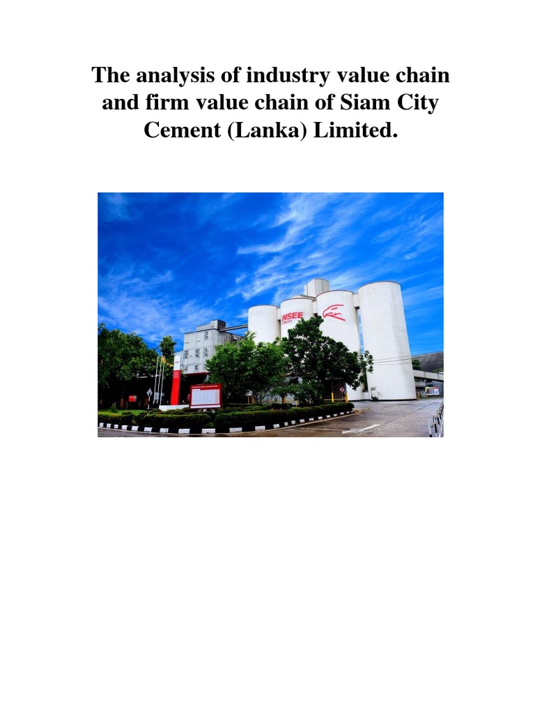 The Analysis of Industry Value Chain and | PDF