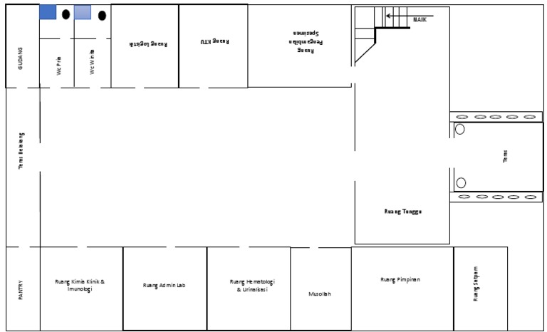 Denah Ruang Kantor dan Laboratorium | PDF