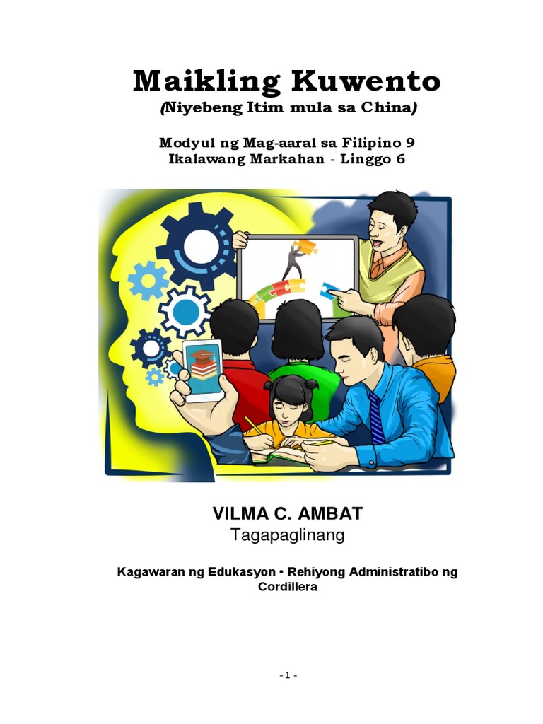 Passed 1864-12-20MELCS-Baguio-Maikling-Kuwento-Niyebeng-Itim-Mula-sa ...