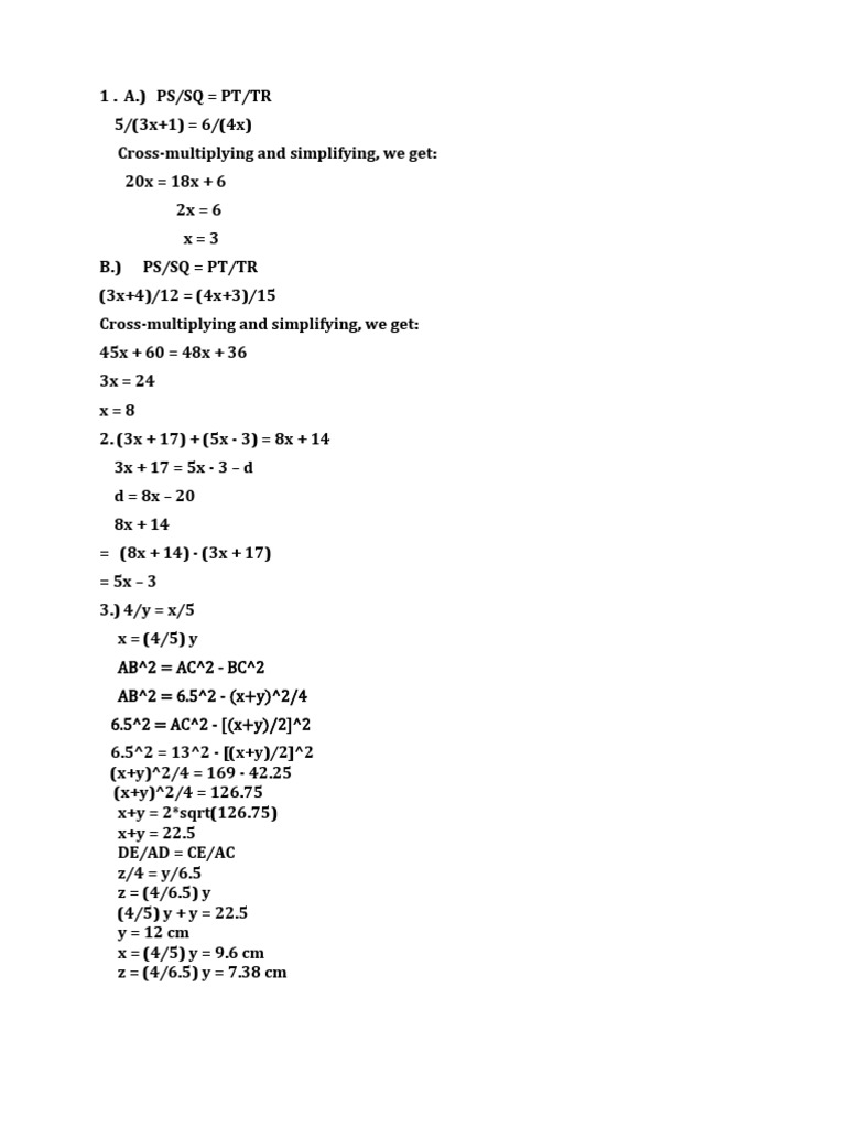 MATH 9 3rd Quarter PT | PDF