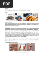 Satuan Operasi Industri Pangan Tugas 1 | PDF