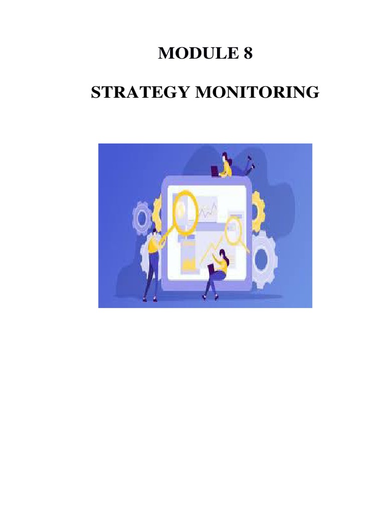 Chapter 8 Strategy Monitoring 1 PDF | PDF