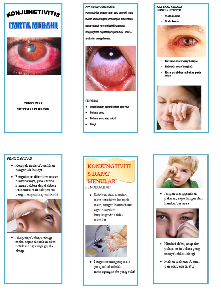 Leaflet Konjungtivitis | PDF