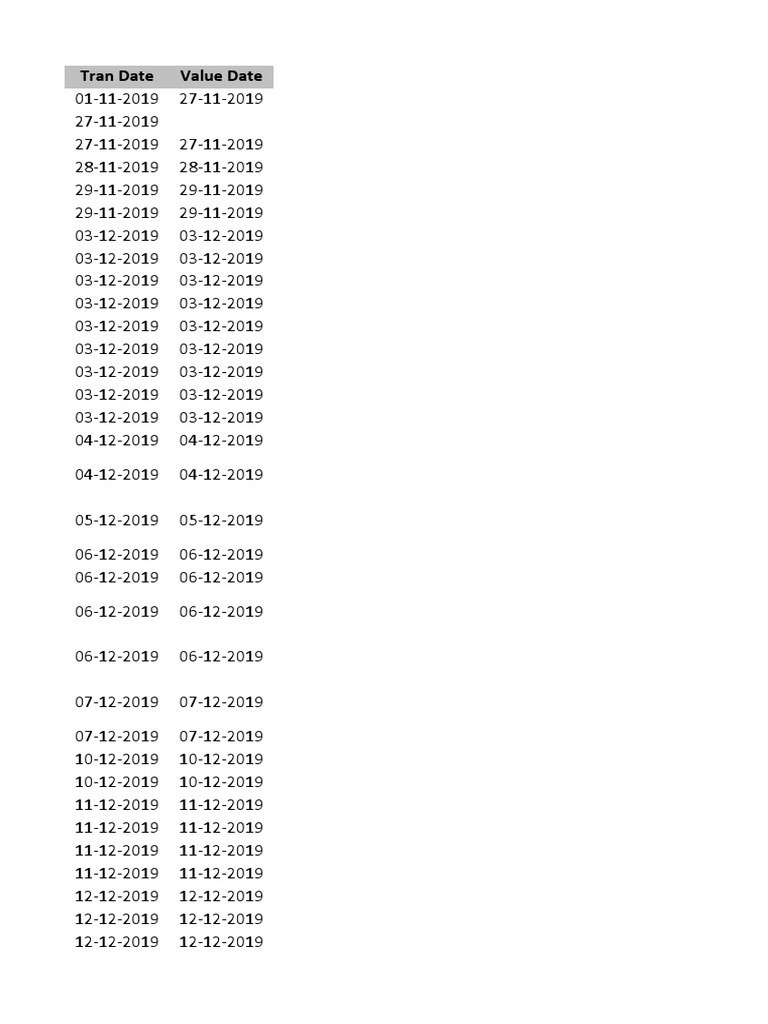 Financial Year Wise Statement | PDF
