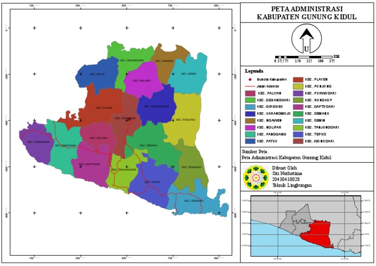 Contoh Layout Peta | PDF