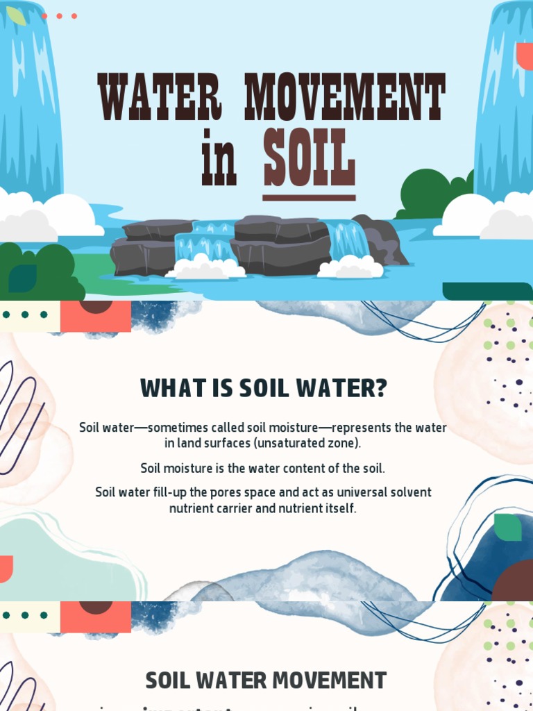 Understanding Soil Water Movement: The Four Types and Factors Affecting ...