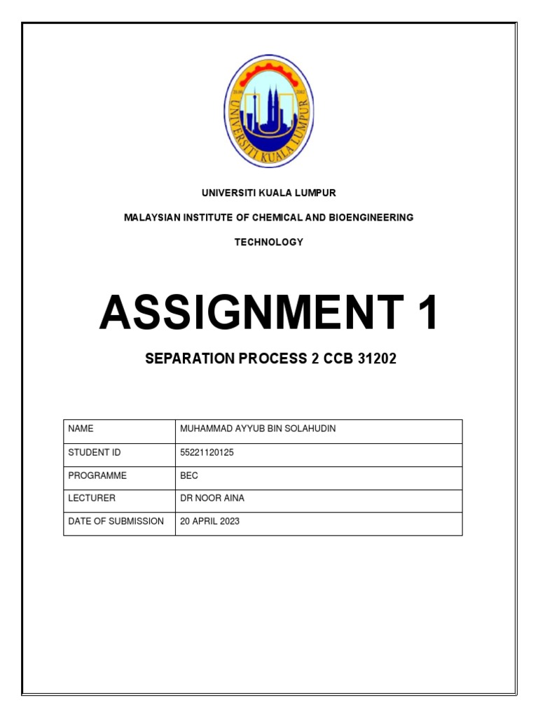 Assignment 1 Evaporation CCB 31202 55221120125 | PDF | Transparent Materials | Applied And ...
