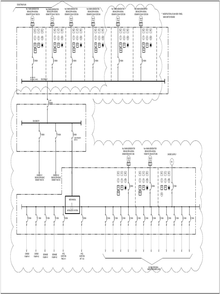 Main Generator and Switchboard Layout | PDF | Power Engineering ...