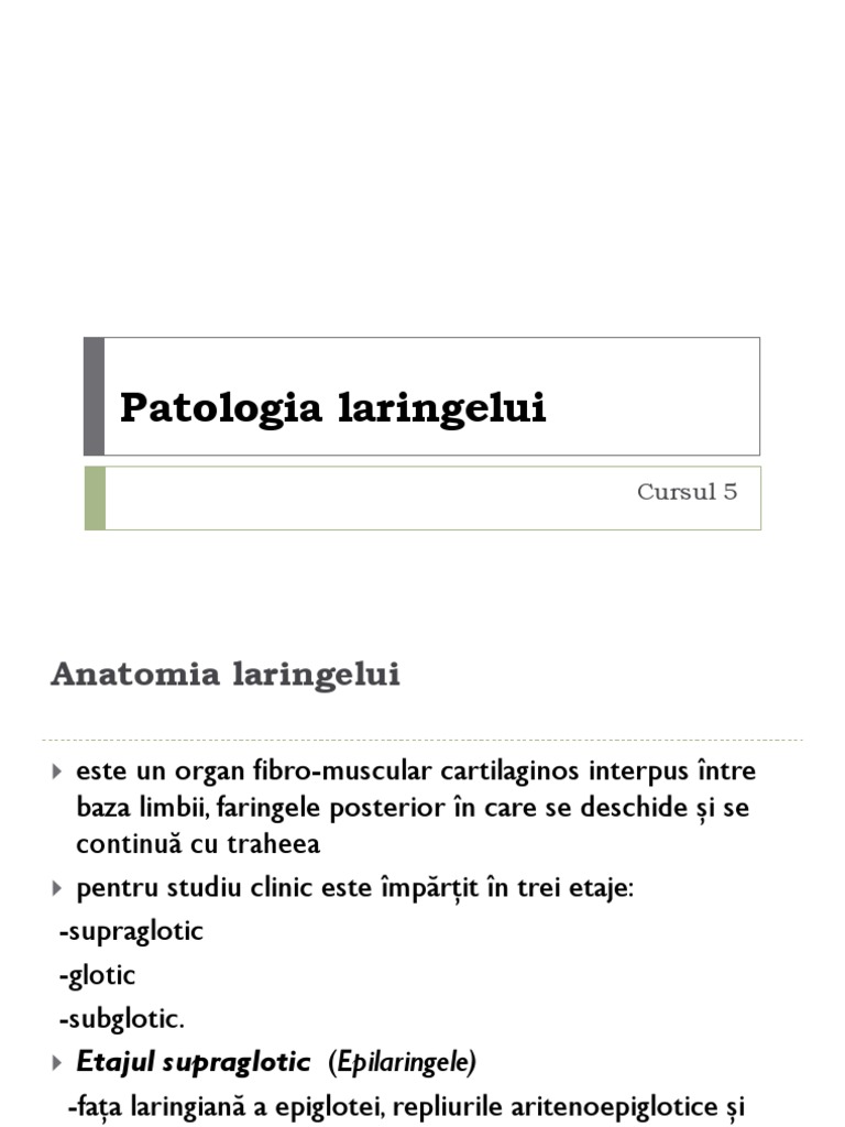 Curs 9-10 Laringologia | PDF