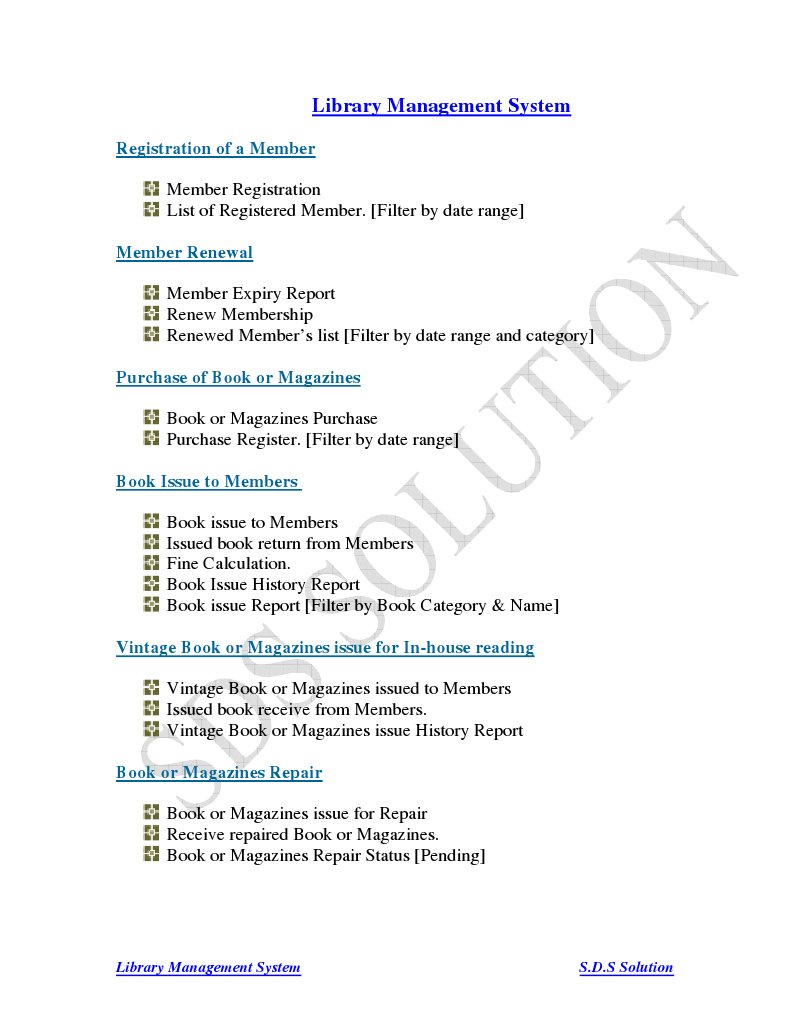 Library Management System: Registration of A Member | PDF