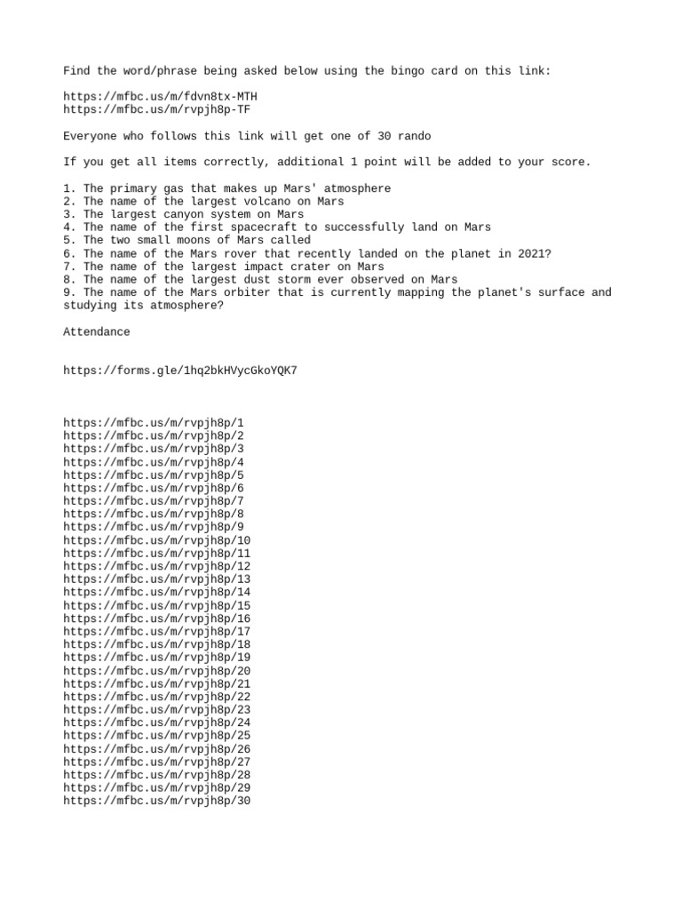 Pre-Assessment - MARS-questionnaire | PDF