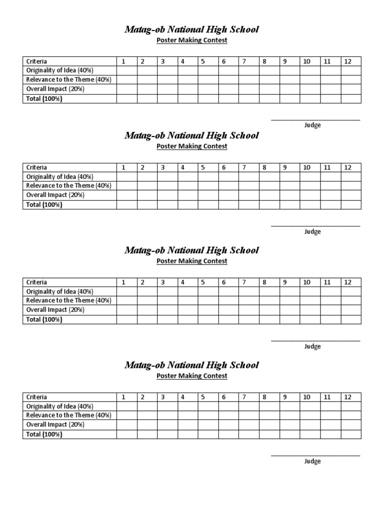 Criteria Science Month | PDF
