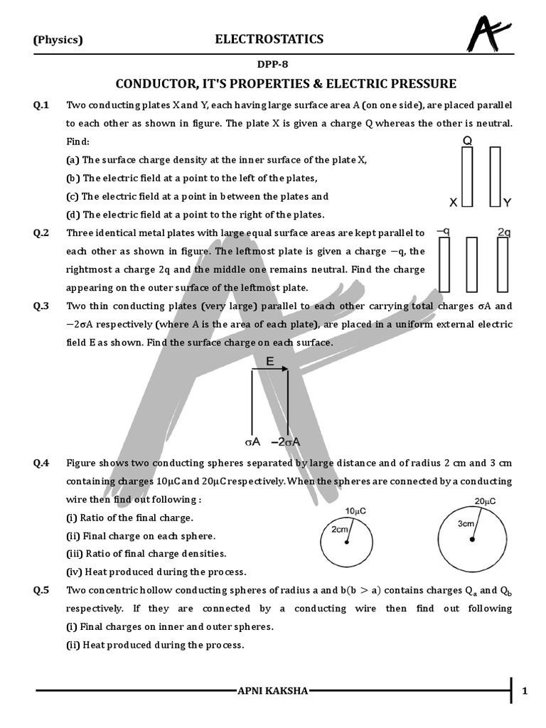 Electrostatics: (Physics) | PDF | Sphere | Electrostatics