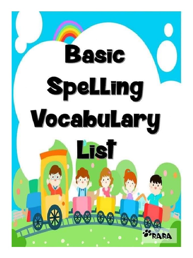 Basic Spelling Vocabulary List | PDF