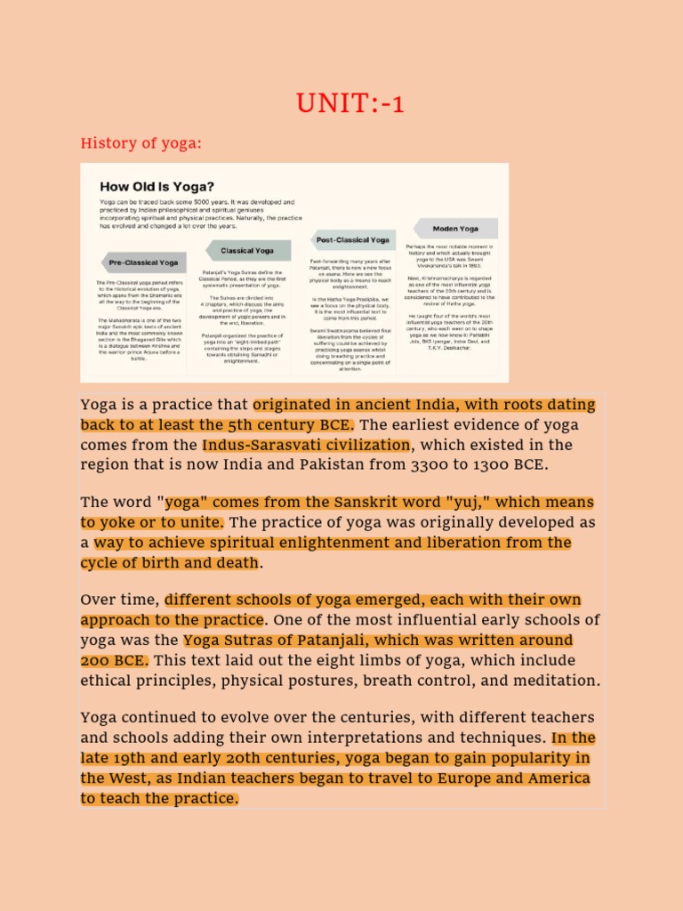 Yoga Notes PDF | PDF | Asana | Hatha Yoga