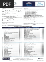 CBCL Scoring Sheets | PDF