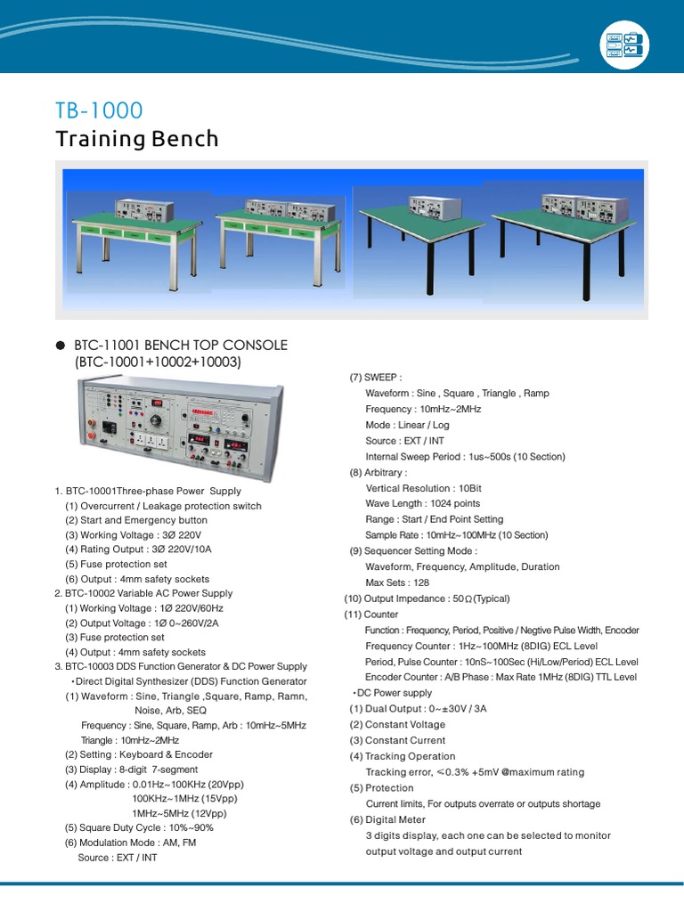TB-1000 10509 | PDF | Power Supply | Electrical Engineering