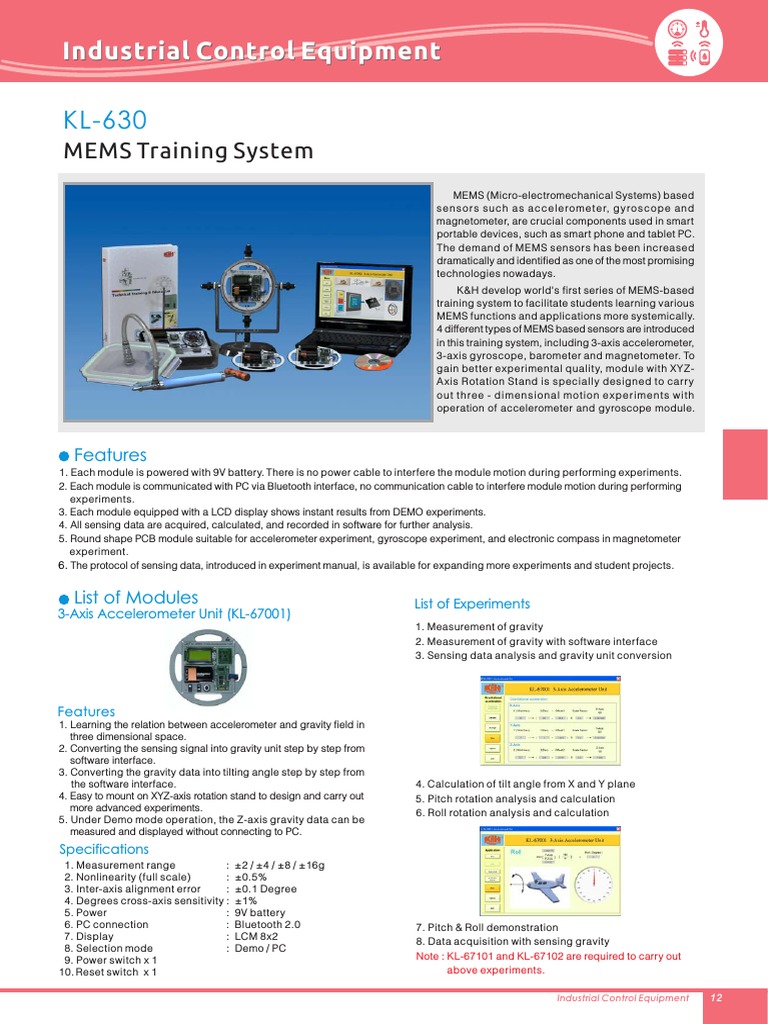 MEMS Training System: A Comprehensive Kit for Learning Fundamental Principles and Applications ...
