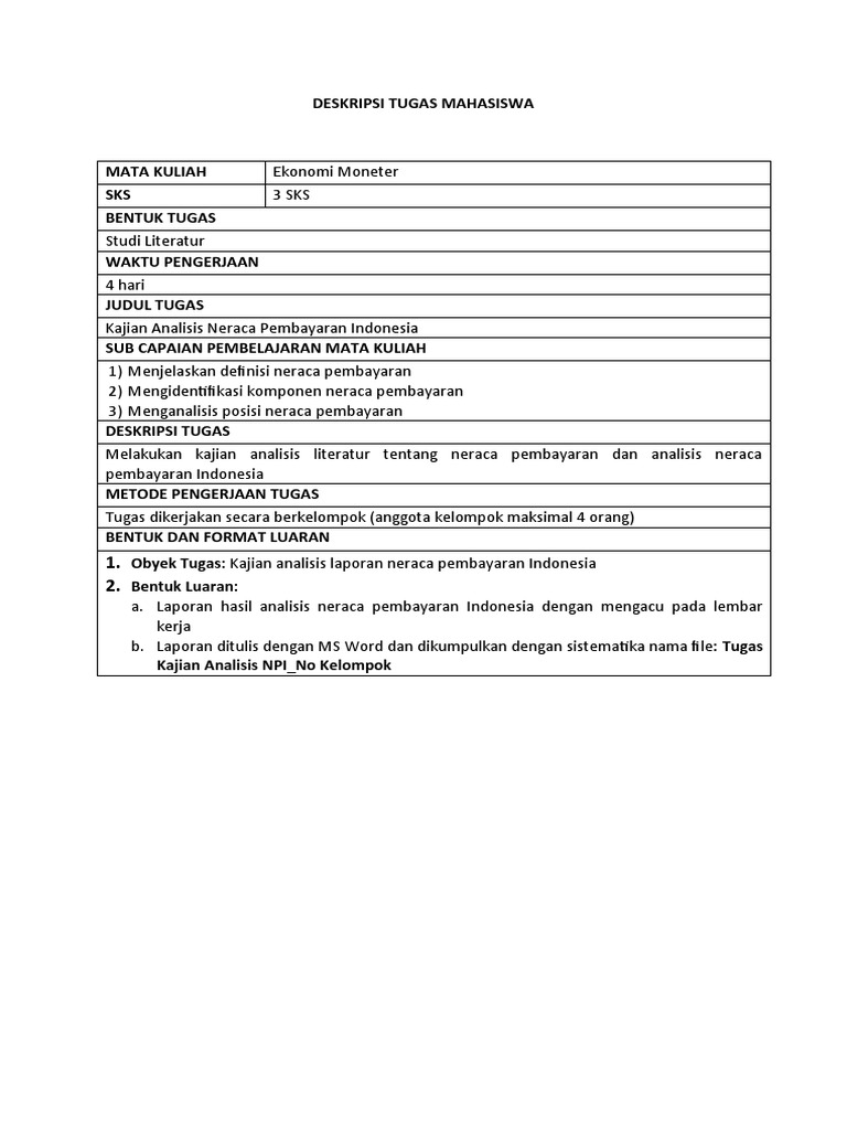 Tugas Kajian Analisis NPI - Kelompok 7 | PDF