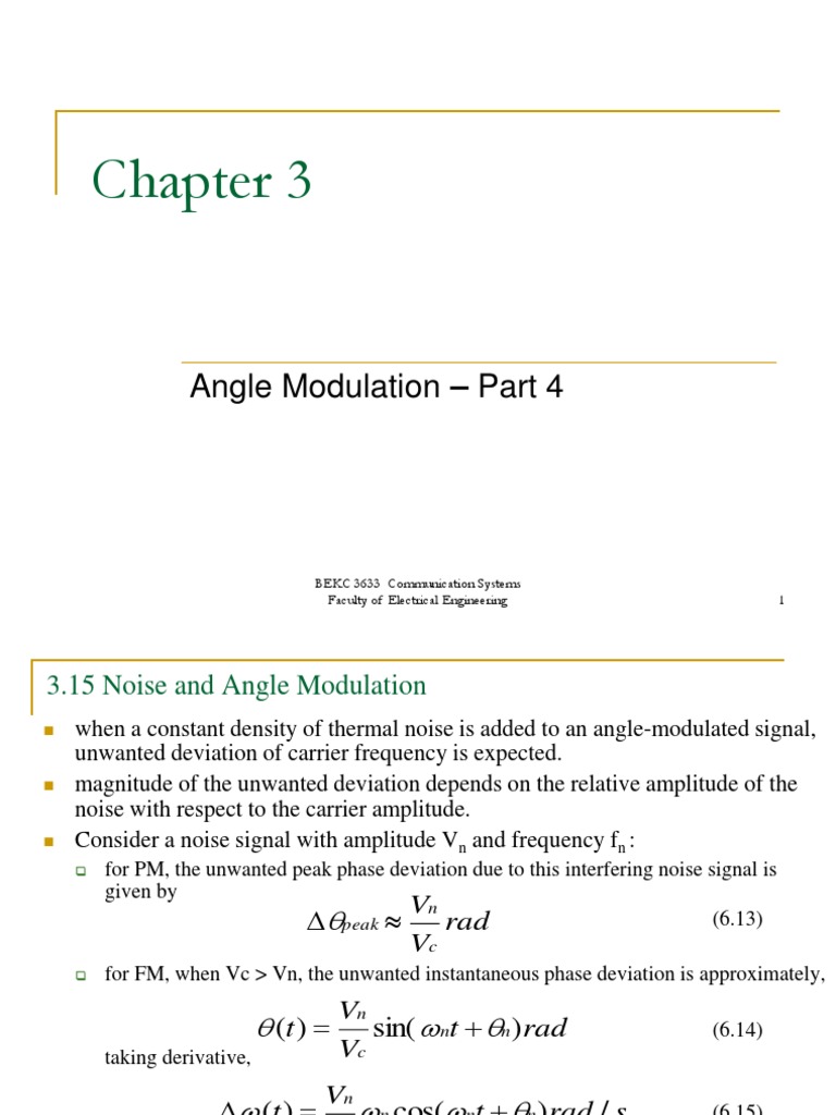 Chapter 3 Part 4 Pdf Pdf Frequency Modulation Modulation