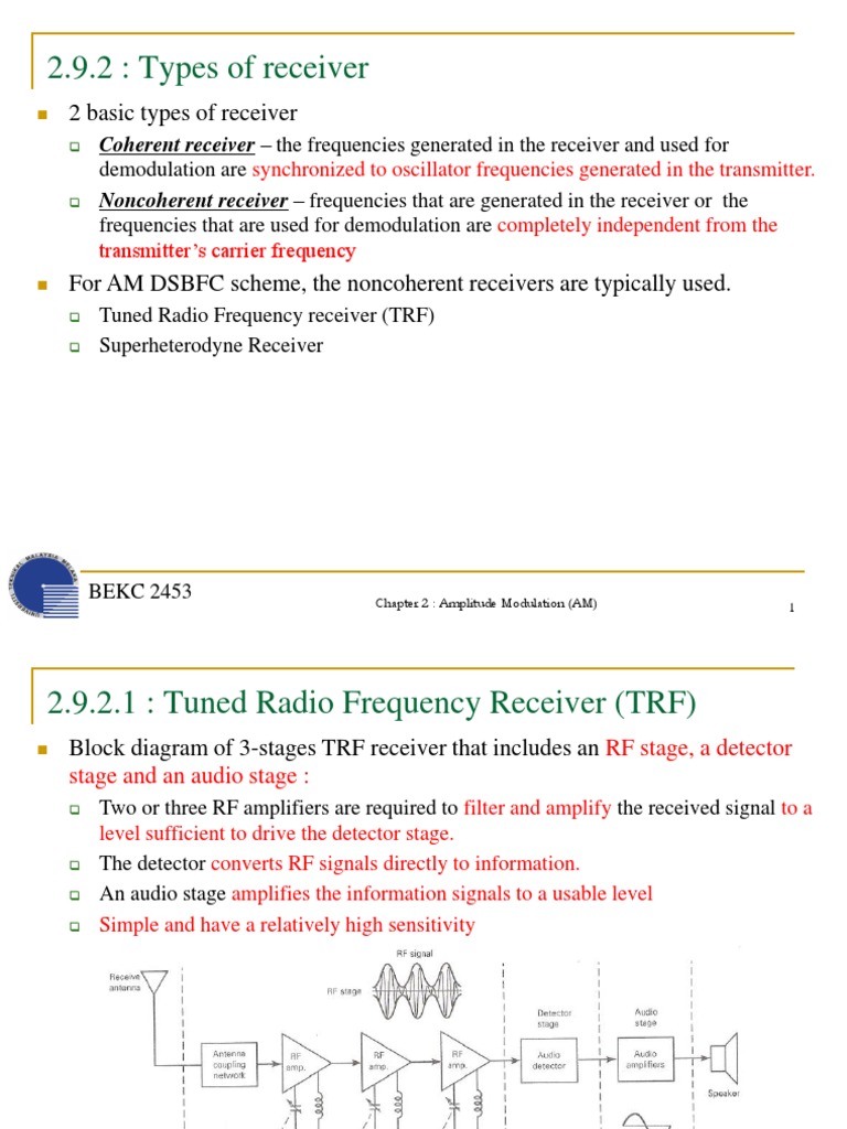 CHAPTER 2 Part 3 PDF | PDF | Detector (Radio) | Amplifier