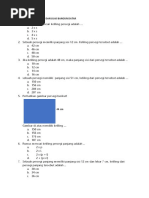 Latihan Soal Keliling Dan Luas Bangun Datar | PDF