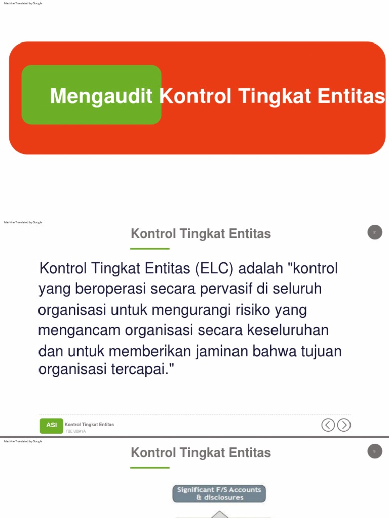 Auditing Entity-Level Controls PDF | PDF