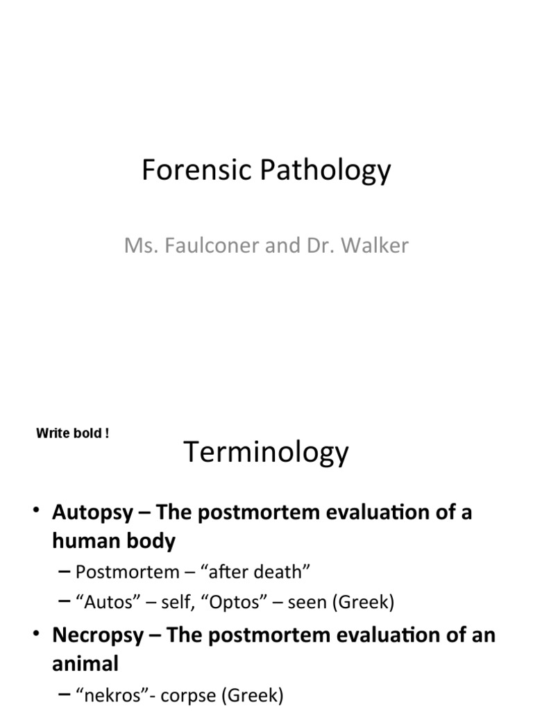 Forensic Pathology Fall 2014 | PDF | Decomposition | Autopsy