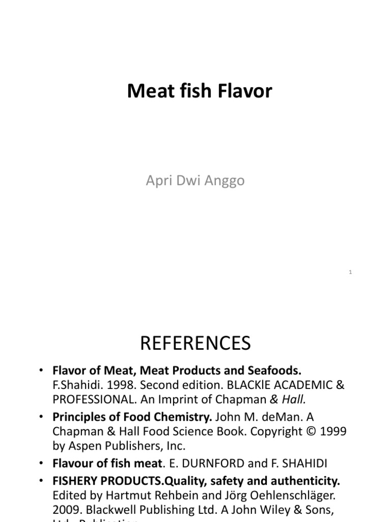 Kuliah 4_meat fish flavor (1).pdf | PDF