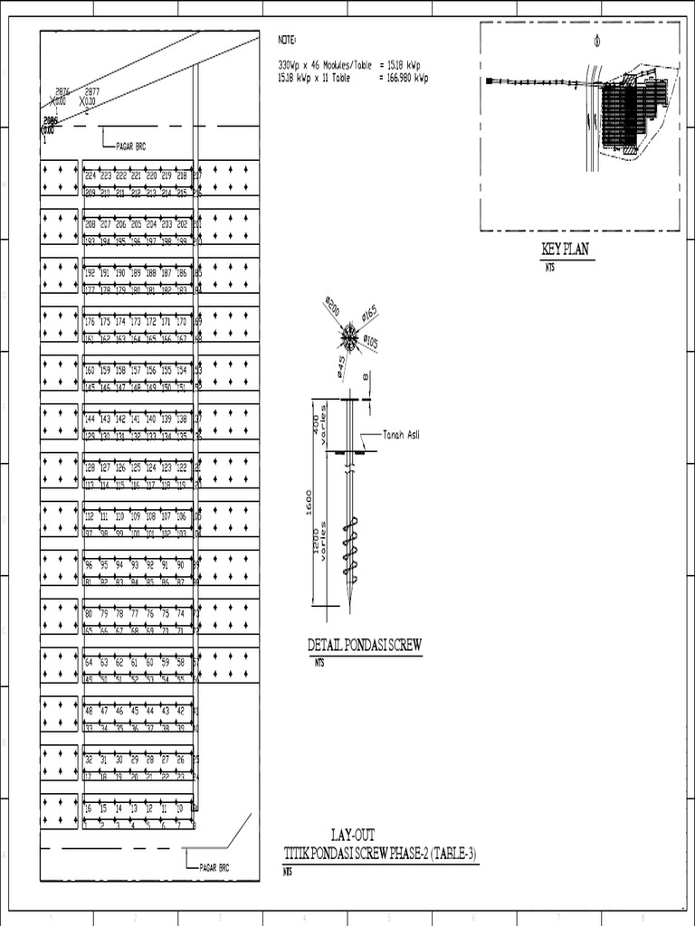 Contoh Mounting Screw Pile | PDF