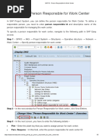 SAP PM Work Center Overview | PDF