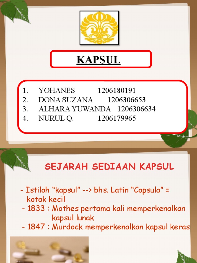 Kapsul | PDF