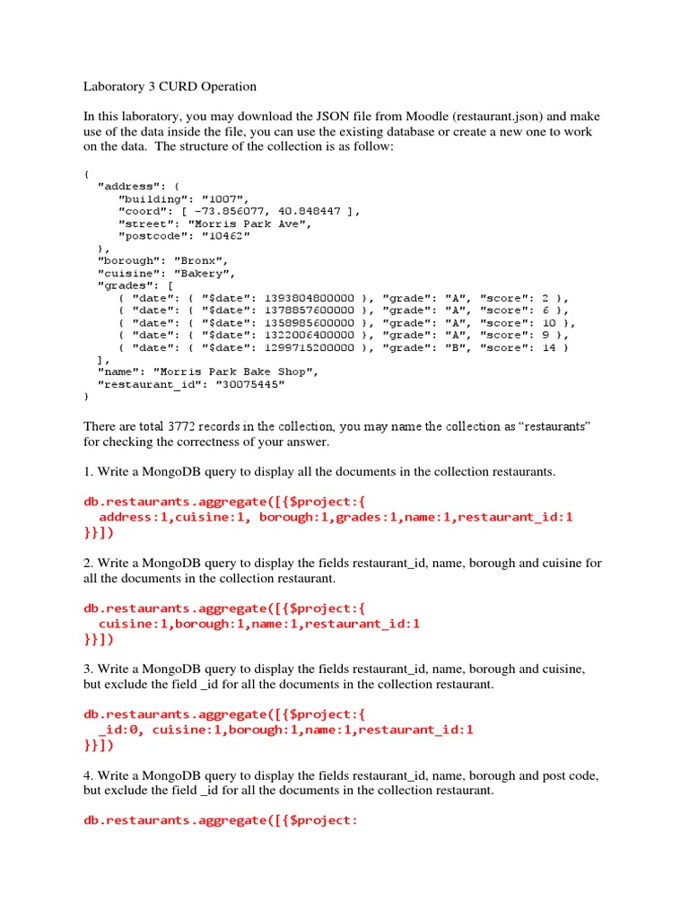 L4 Curd Operation Aggregation Answers Pdf Pdf Data Management Software Software Engineering