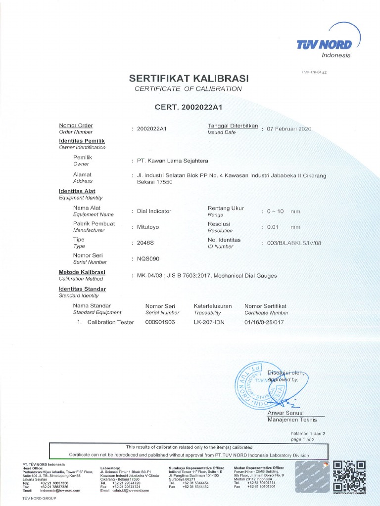 CoAacc - CAL.2002022A1-A5-kawan Lama (UBLK) PDF | PDF