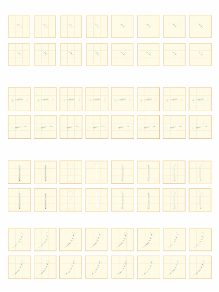 Strokes Worksheet | PDF