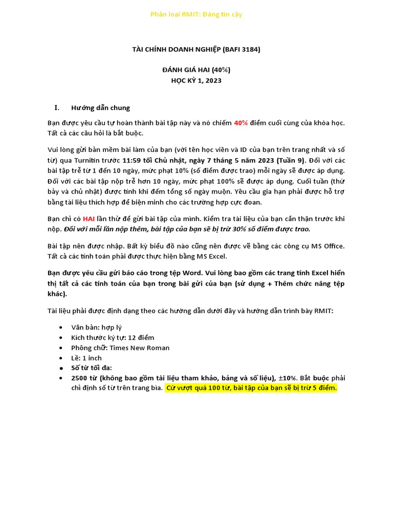 CF Assignment 2 Dịch | PDF