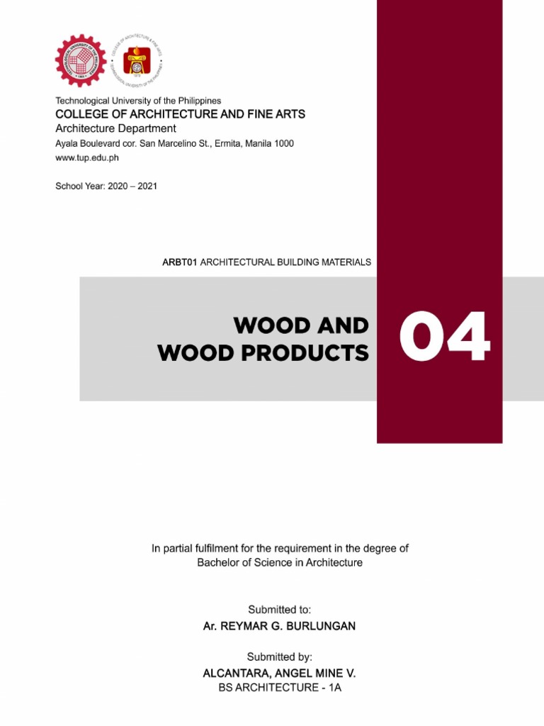 04 Wood And Wood Products Pdf