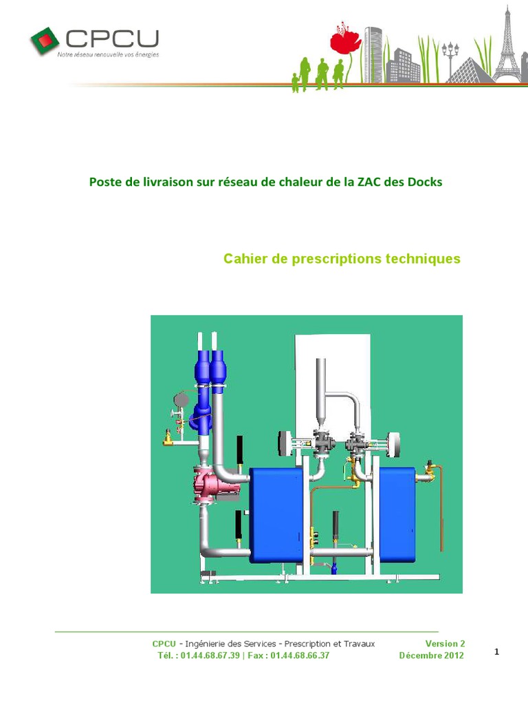 AEQUA Cahier Prescriptions Techniques | PDF | Chaleur | Génie chimique