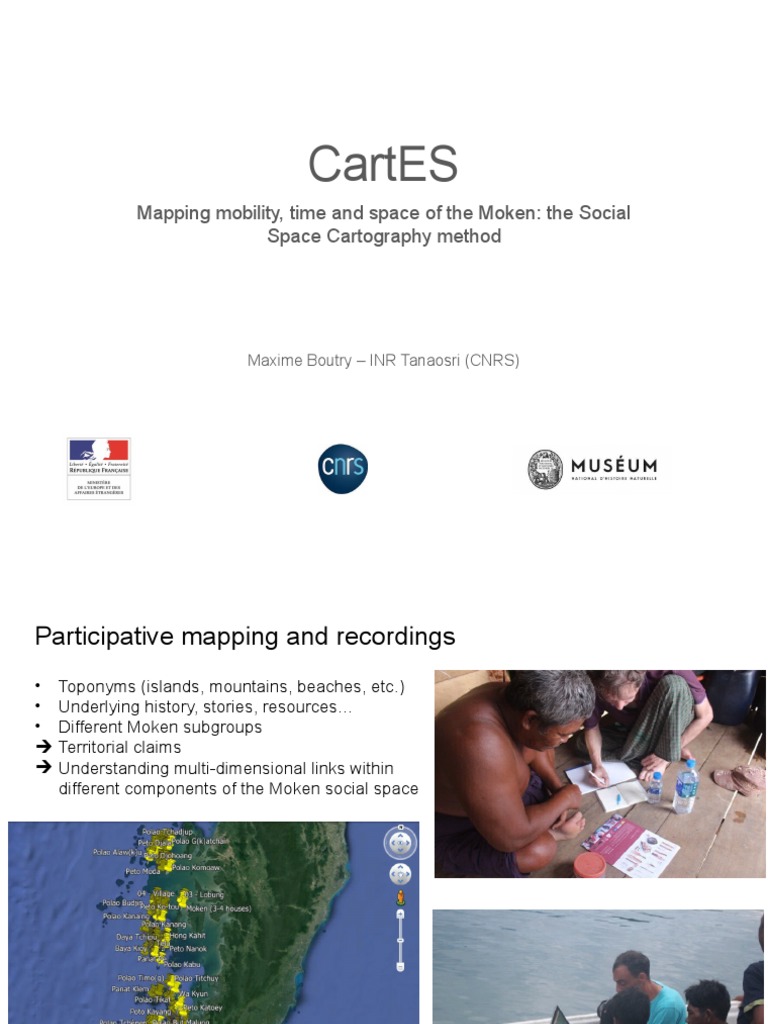 CartES - Mapping Mobility, Time and Space of The Moken: The Social ...