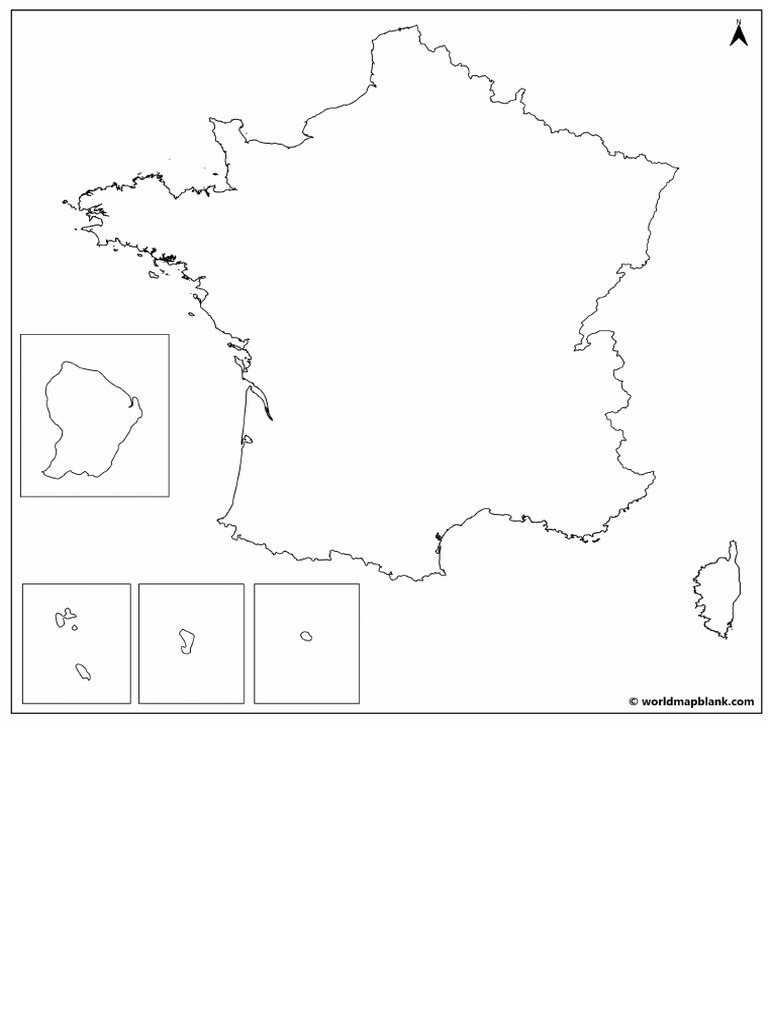 France Map Outline | PDF