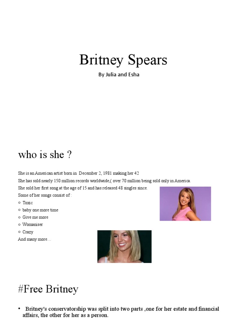 Britney Spears: Life and Career Overview | PDF