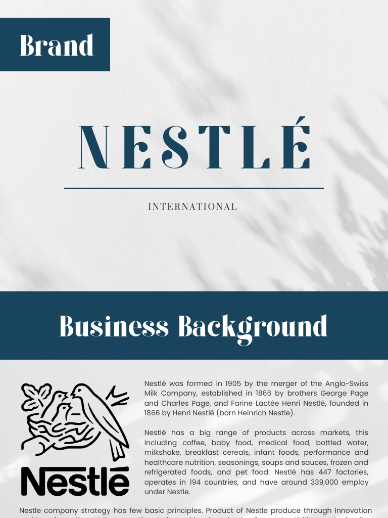 Nestle Brand | PDF | Nestlé | Food And Drink