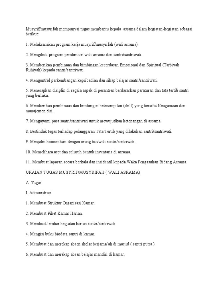 Musyrif | PDF | Kesehatan Holistik