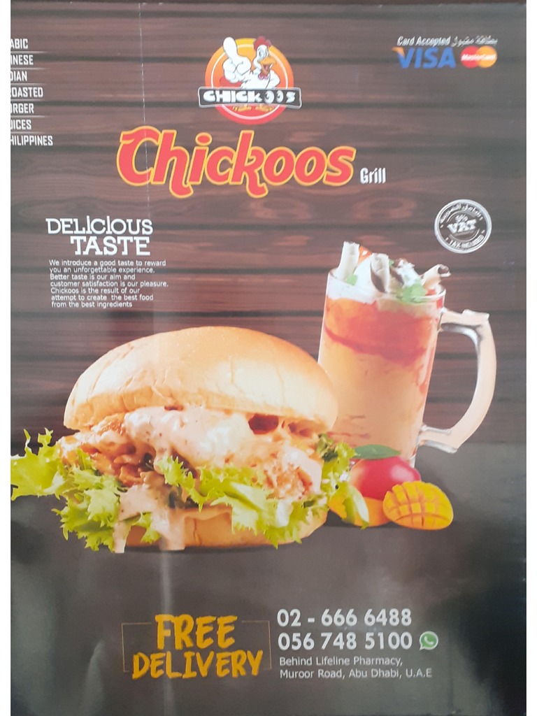 Chickoos Grill | PDF