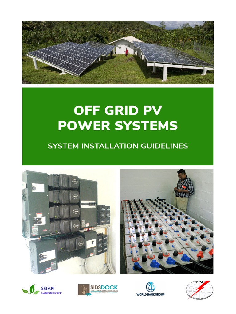 PV systems off - grid install - guideline | PDF | Photovoltaics | Solar ...