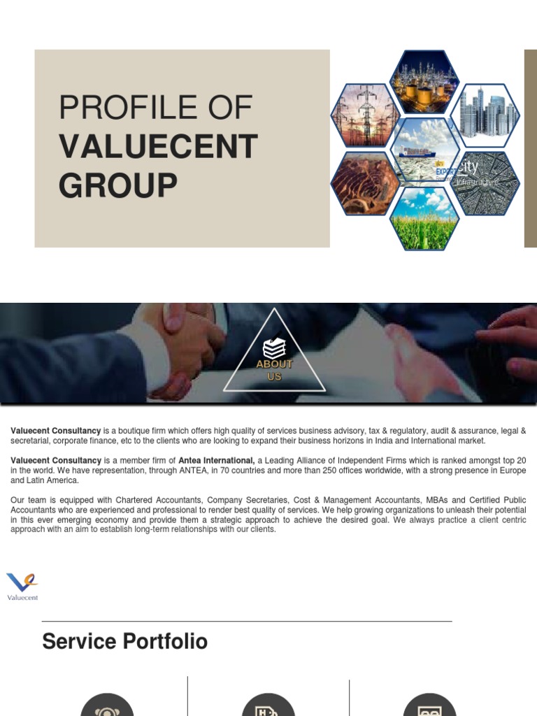 Valuecent Profile PDF | Download Free PDF | Audit | Mergers And ...
