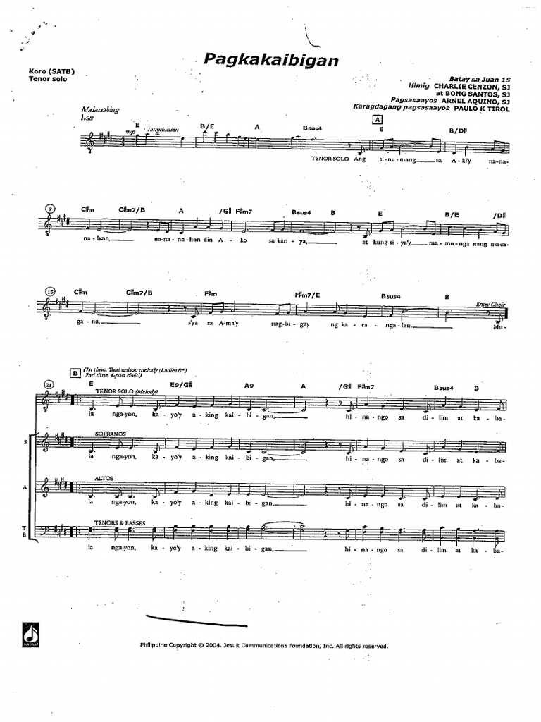 Pagkakaibigan | PDF